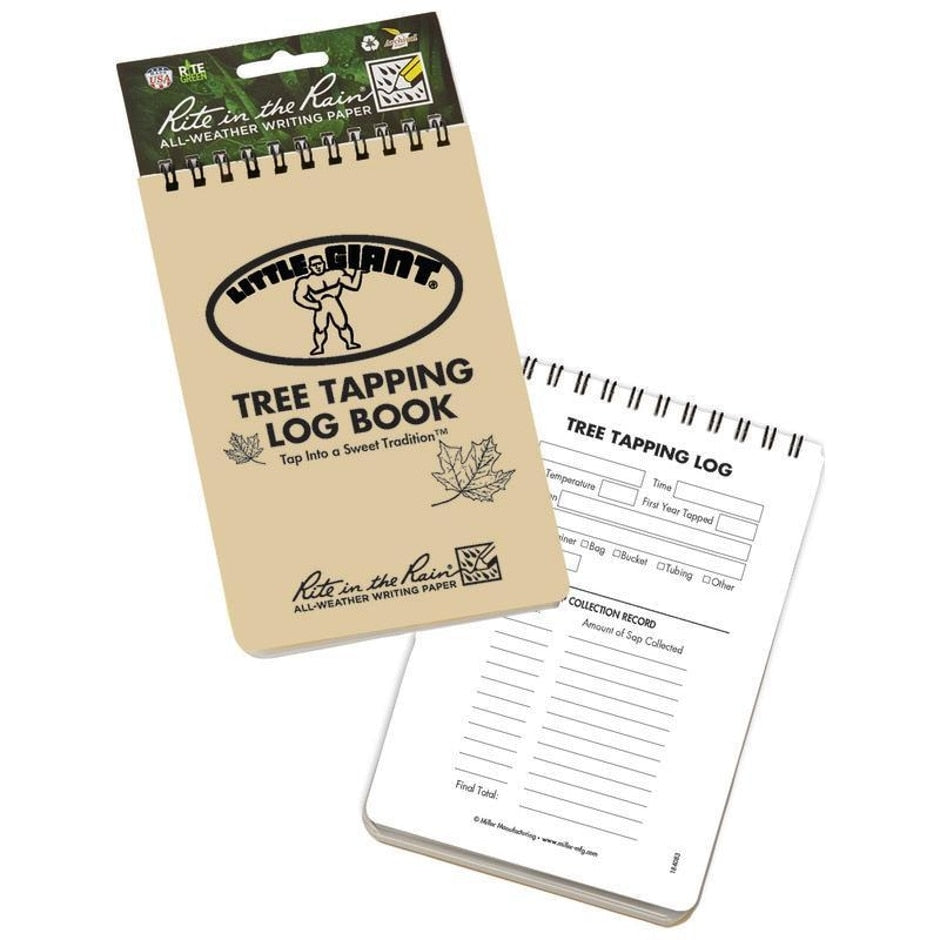 LITTLE GIANT TREE TAPPING LOG BOOK - Pittsburgh, PA - Pittsburgh Agway
