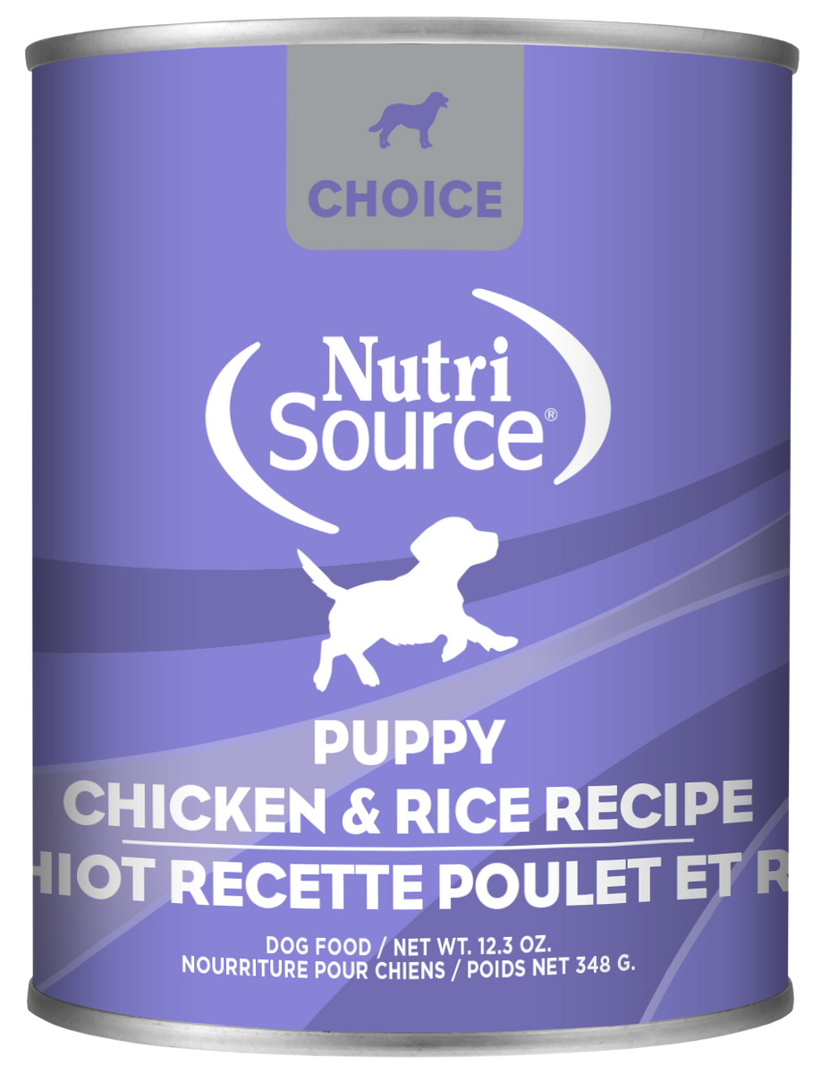 NutriSource® Puppy Chicken & Rice Entrée Healthy Affordable Wet Dog ...